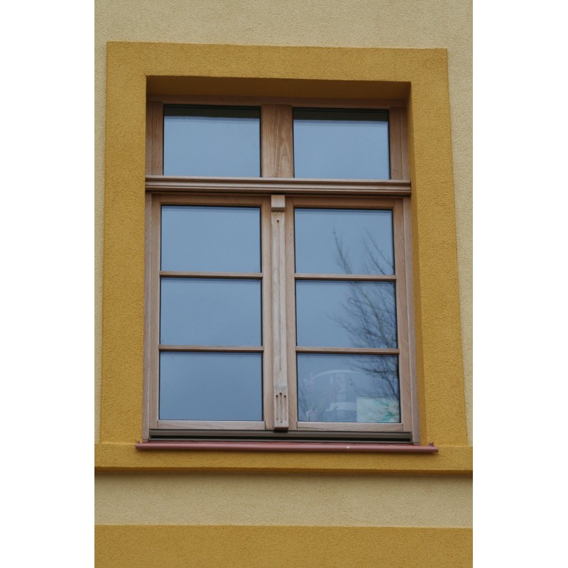 Holzfenster "Emsland" mit Oberlicht und Wiener Sprossen
